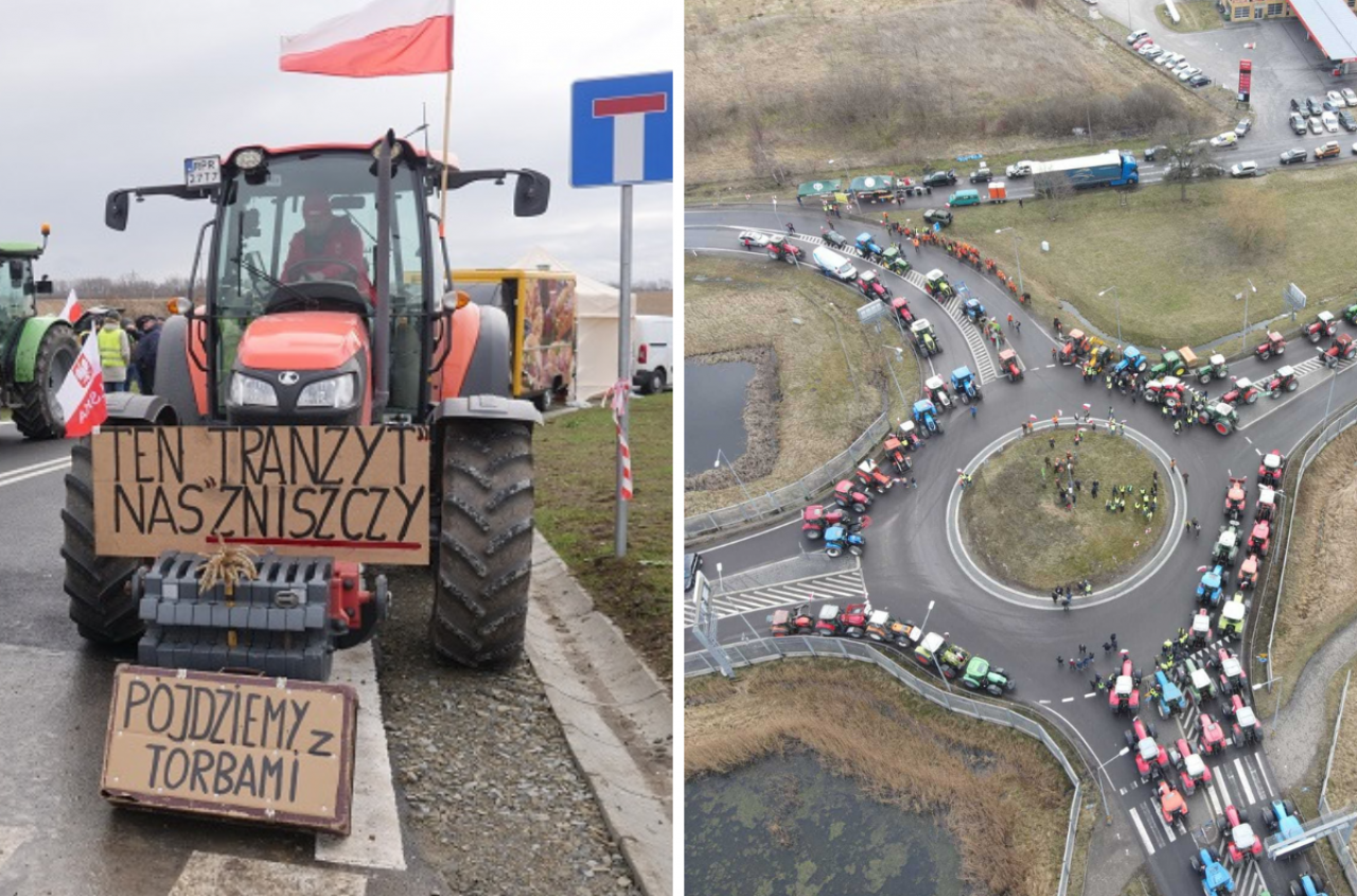 Protesty rolników w Polsce. Gdzie będą blokady dróg 10,11 i 12 kwietnia?